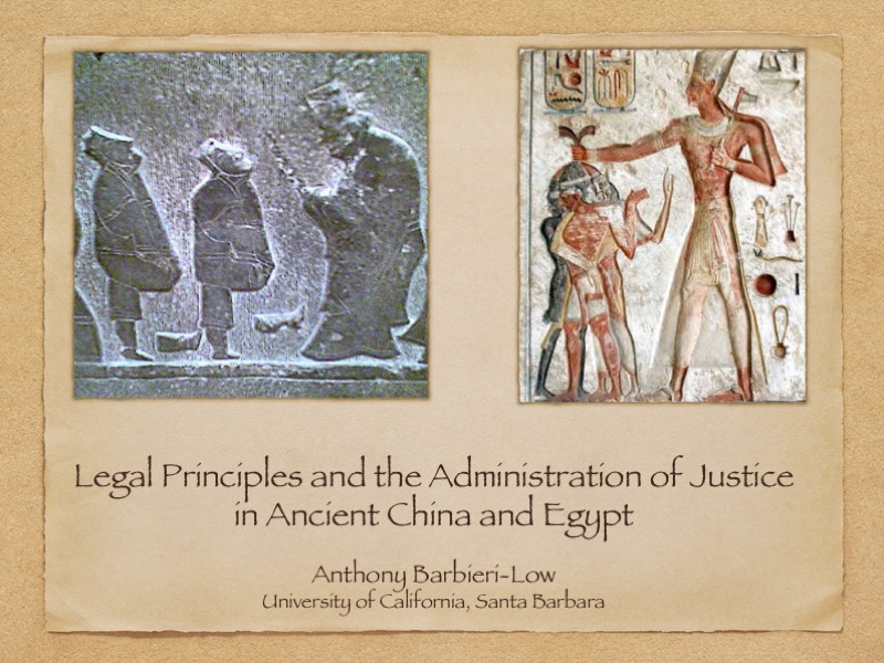 LawChinaEgypt – Professor Anthony Barbieri 李安敦